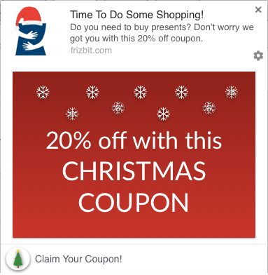 7 Christmas Campaigns & Tips for Web Push Notifications | Frizbit