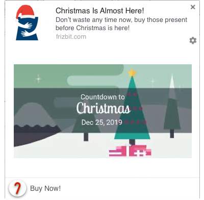 7 Christmas Campaigns & Tips for Web Push Notifications | Frizbit