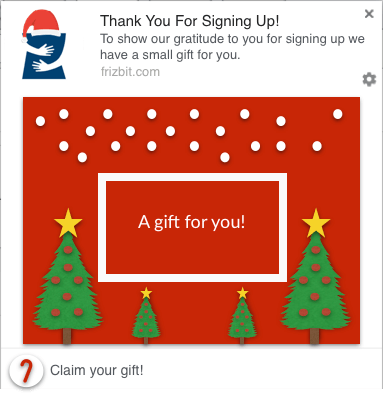 7 Christmas Campaigns & Tips for Web Push Notifications | Frizbit