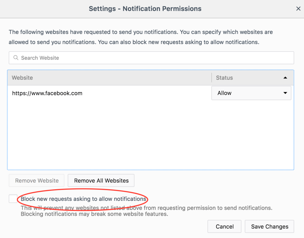 How to Disable Push Notifications on Mozilla Firefox | Frizbit